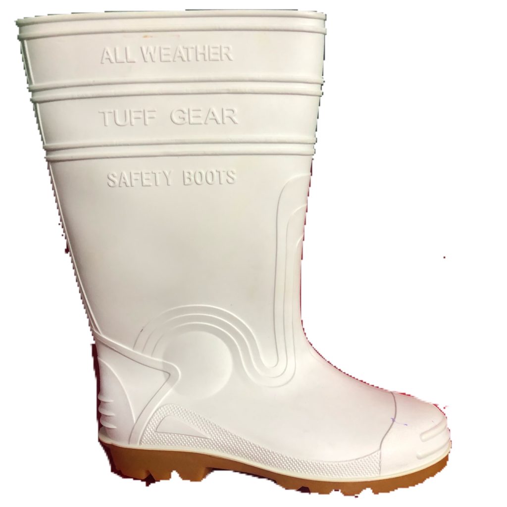 Tuff Gear Rubber Boots White – Wintess Commercial